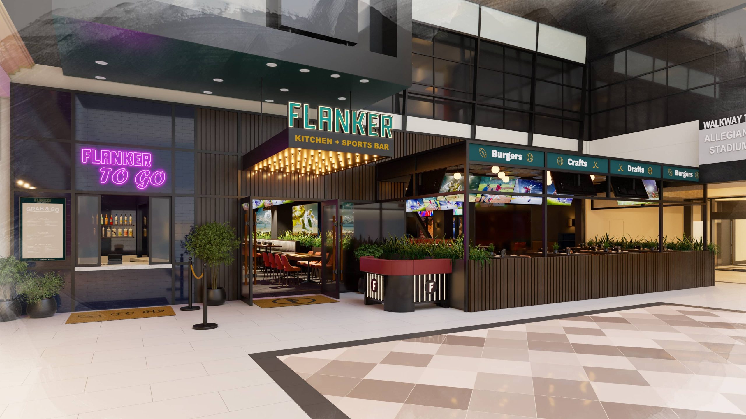 Flanker Kitchen + Sports Bar - GoVisit.Guide